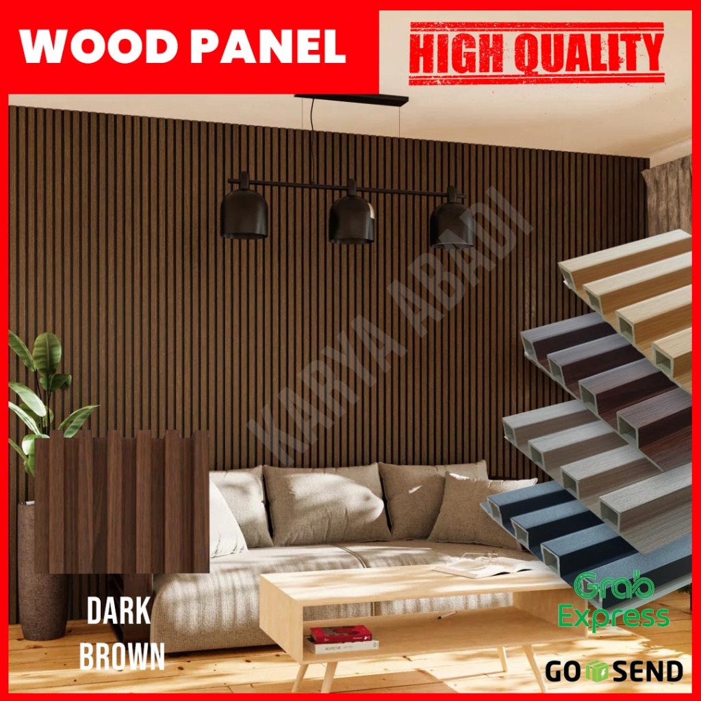 Jual Wood Panel WPC / Wall Panel PVC / Woodpanel Wallpanel Kisi Kisi ...