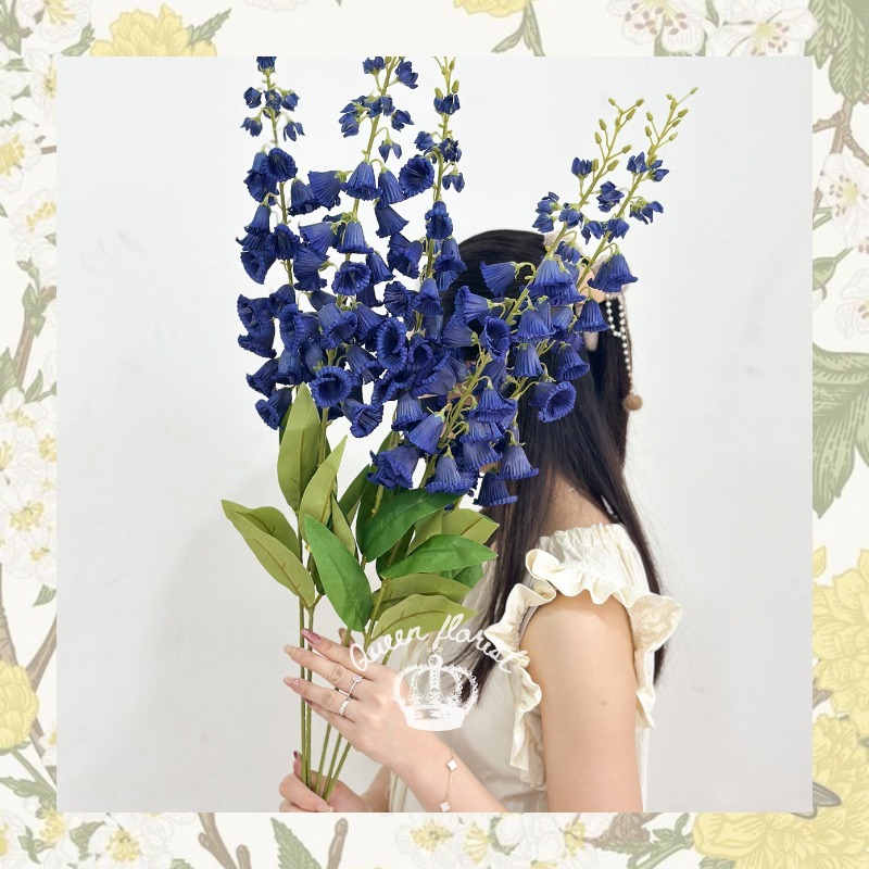 Jual BELL FLOWER CAMPANULA BUNGA LONCENG Premium Delphinium Artificial ...
