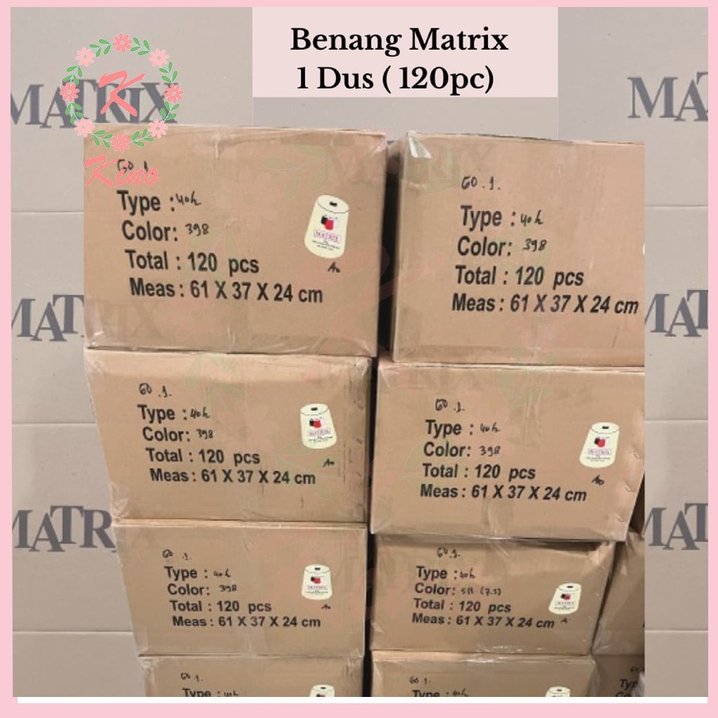 Jual [GROSIR 1 DUS] Benang Polyester Besar Cones Besar Benang Jahit ...