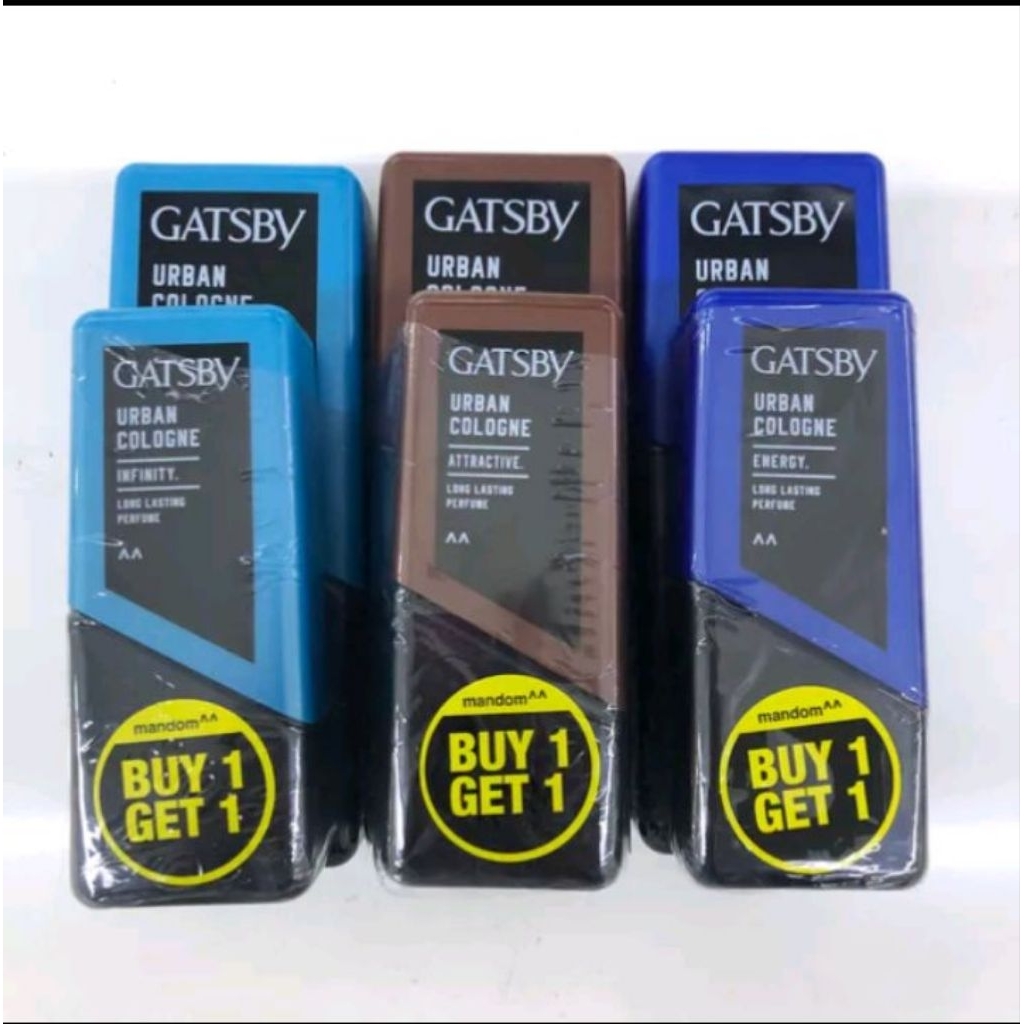 Jual BUY 1 GET 1 GATSBY URBAN COLOGNE PARFUM 125ml | Shopee Indonesia