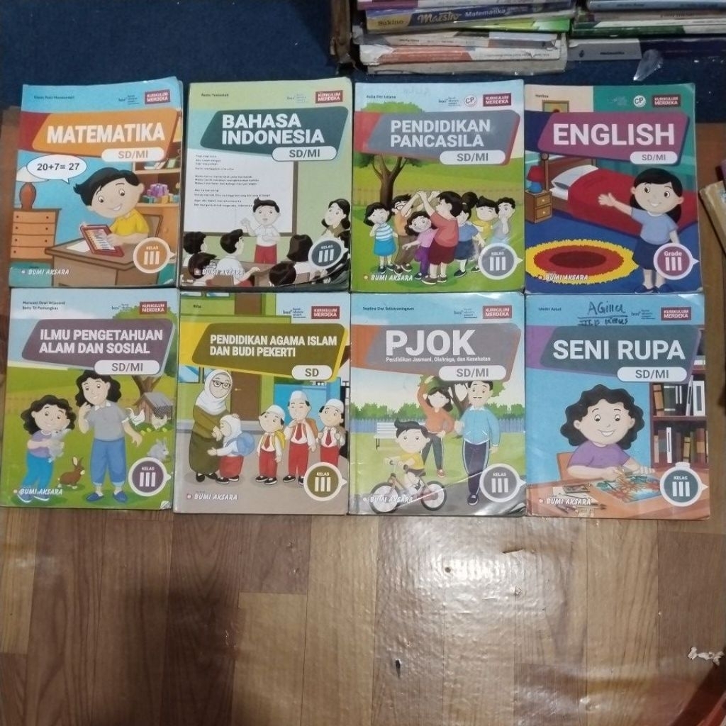 Jual BUKU PAKET SD KELAS 3 SD KURIKULUM MERDEKA - BUMI AKSARA, matematika bahasa Indonesia ...