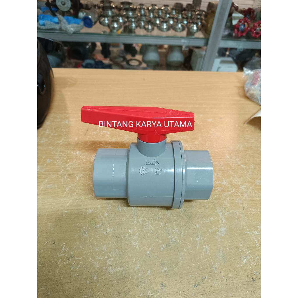 Jual ball Valve Pvc 4" inch socket | Shopee Indonesia