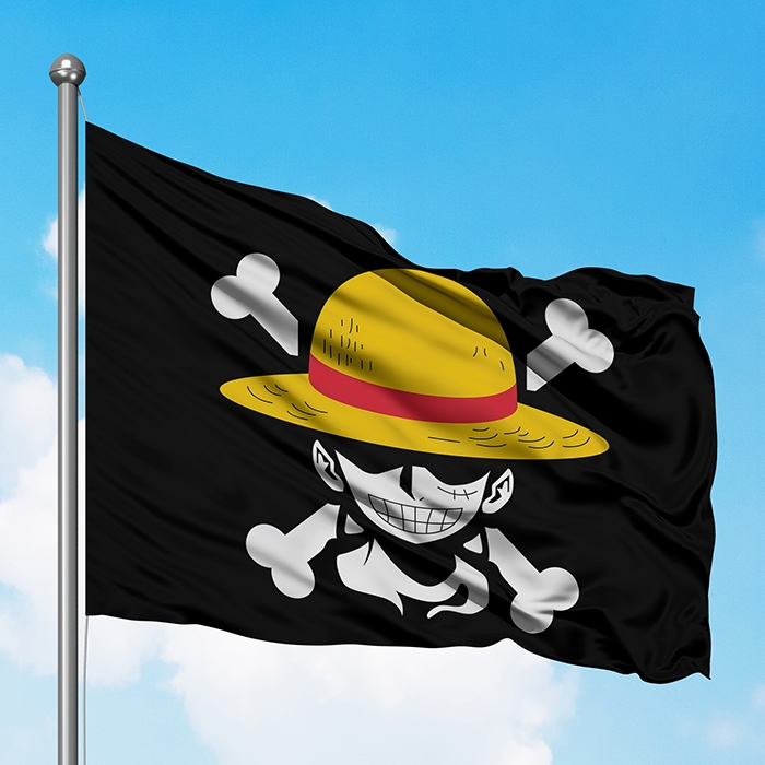 Jual Bendera One Piece Bendera Logo Bajak Laut One Piece Flag LUFFY One ...