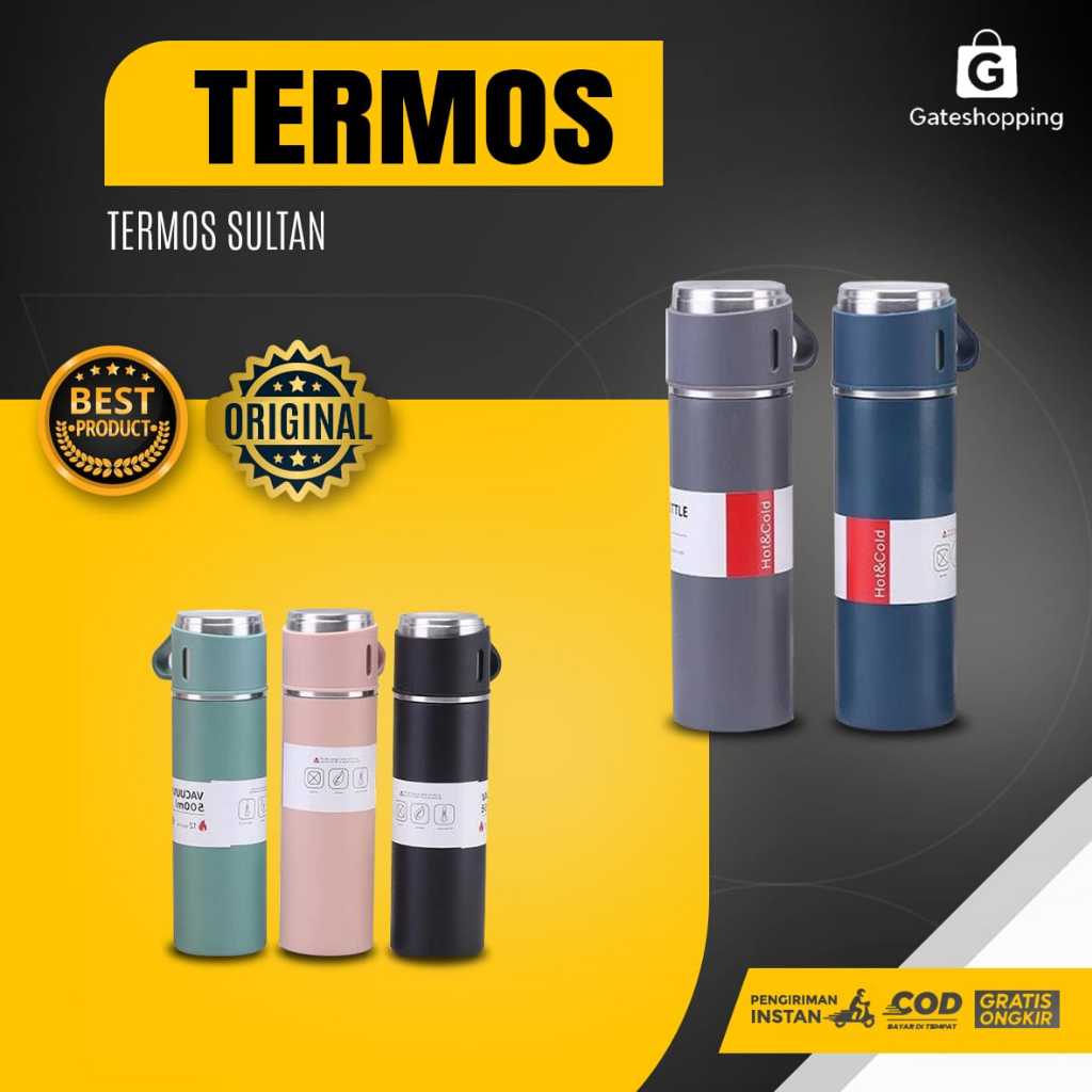 Jual Termos Sultan Cangkir Set - Vacuum Flask - Thermos Vacum Bisnis ...