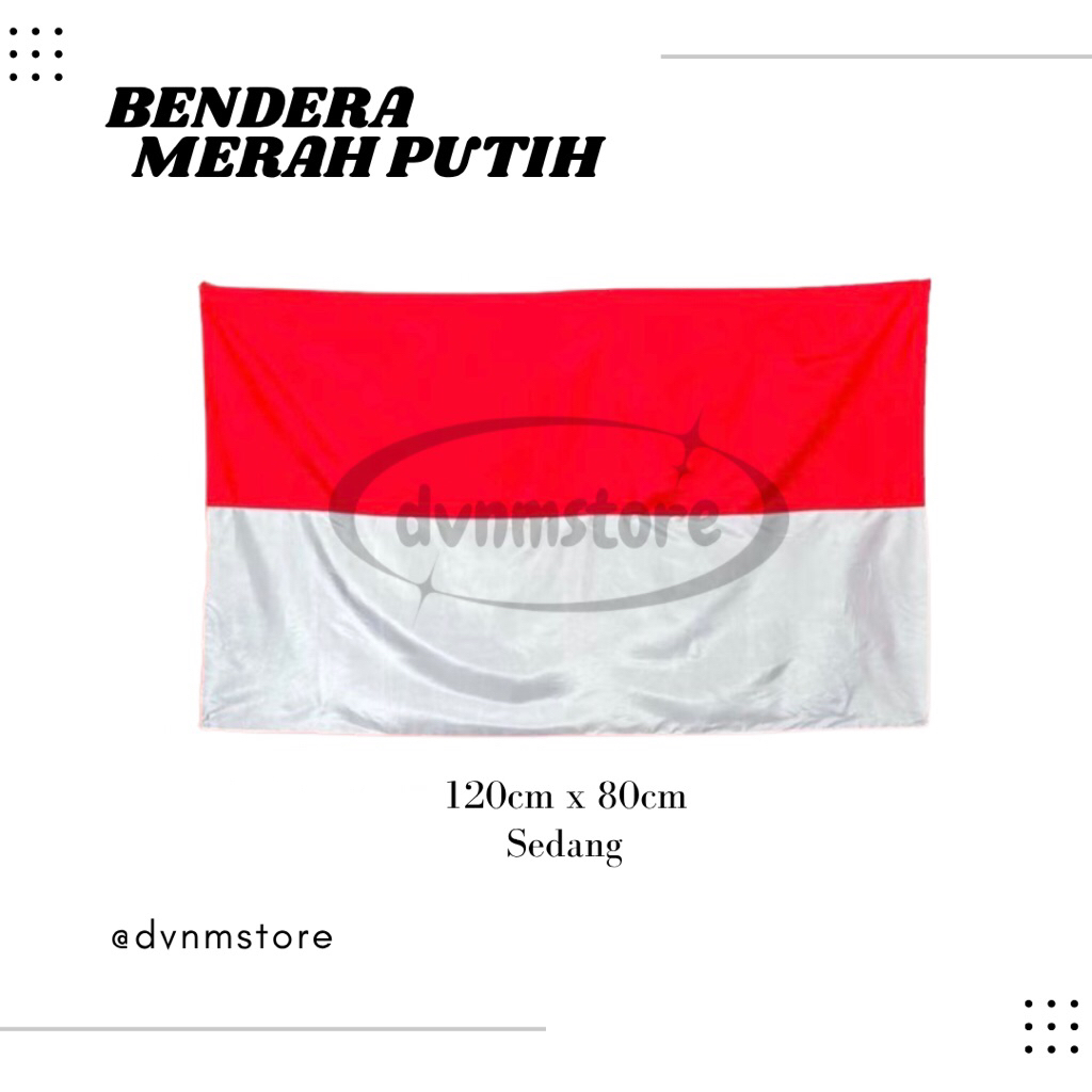 Jual Bendera merah putih size sedang 120cm x 80 cm | Shopee Indonesia
