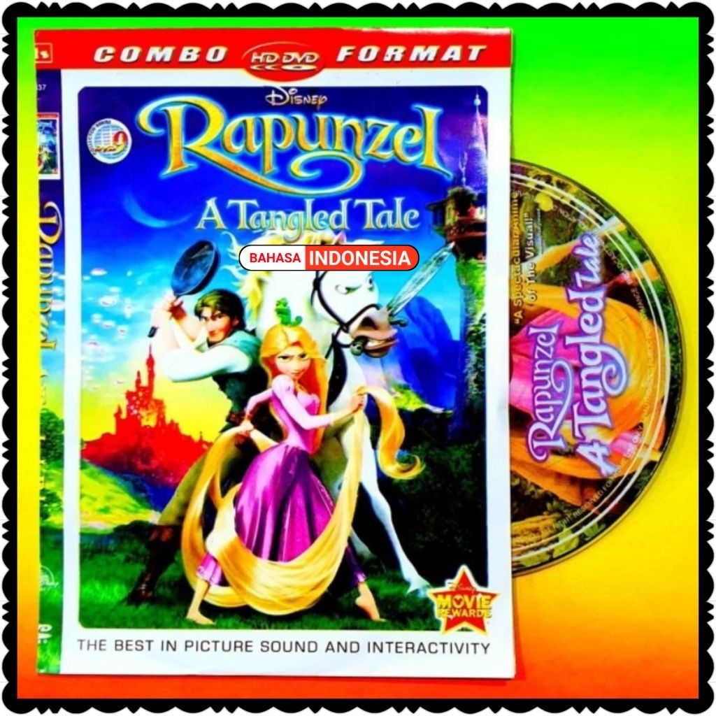 Jual KASET FILM RAPUNZEL TANGLED DUBBING BAHASA INDONESIA TERBARU-FILM ...