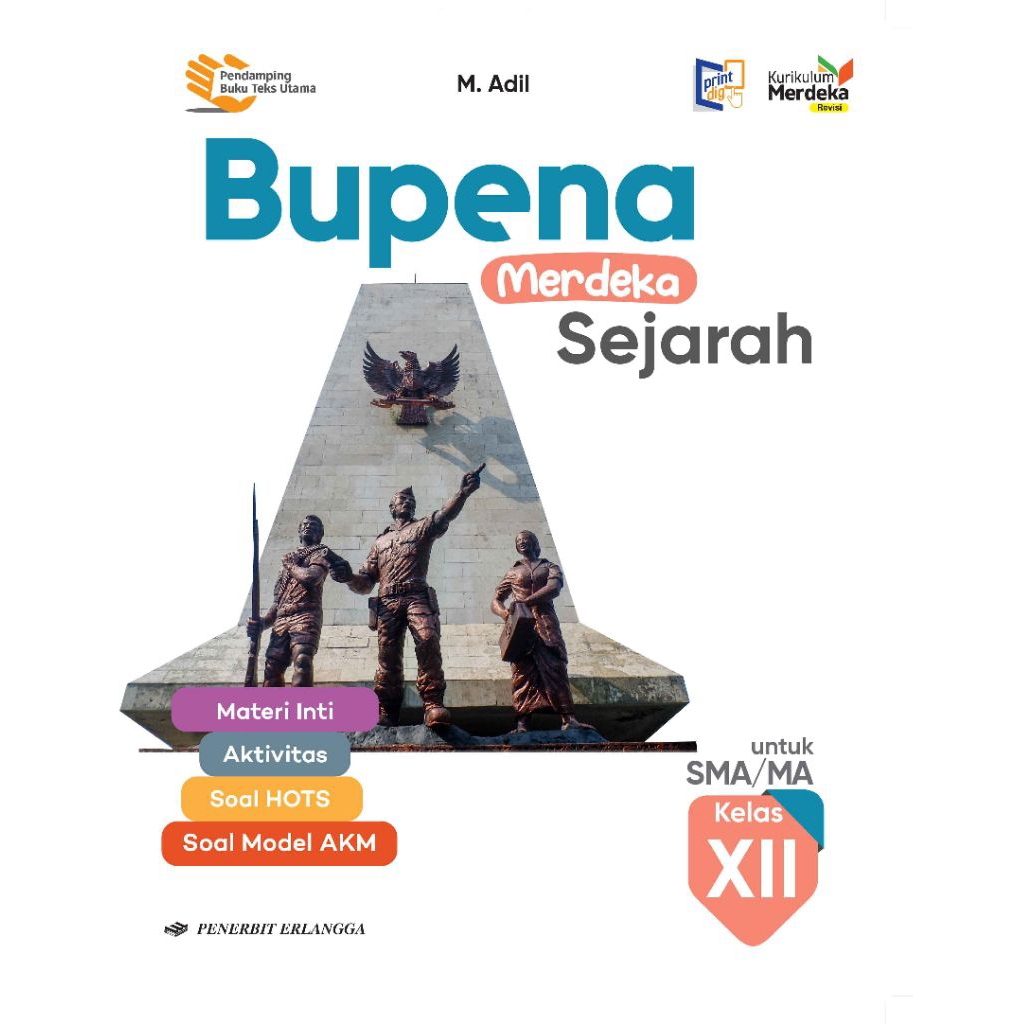 Jual BUKU BUPENA MERDEKA SEJARAH KELAS 3 12 XII SMA ERLANGGA KURIKULUM MERDEKA | Shopee Indonesia