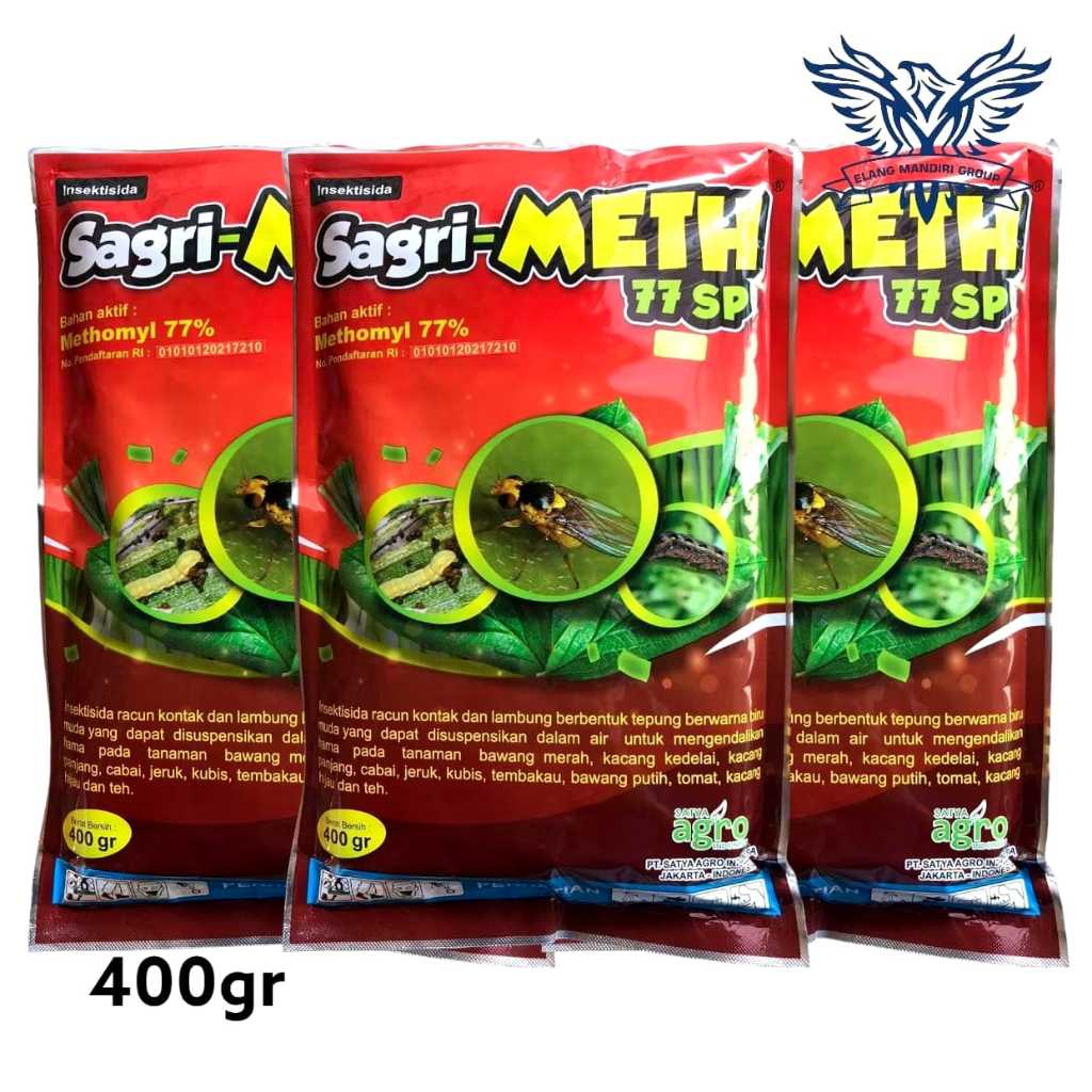 Jual Sagri-Meth 400gr methomyl 77 % Insektisida pengendali hama ulat ...