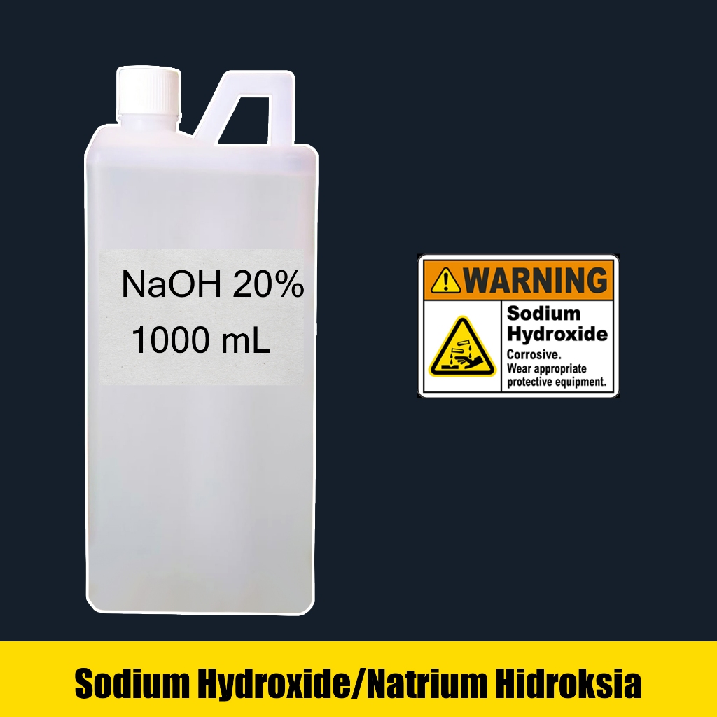 Jual Larutan NaOH 20% 100mL / Larutan Natrium Hidroksida / Sodium ...