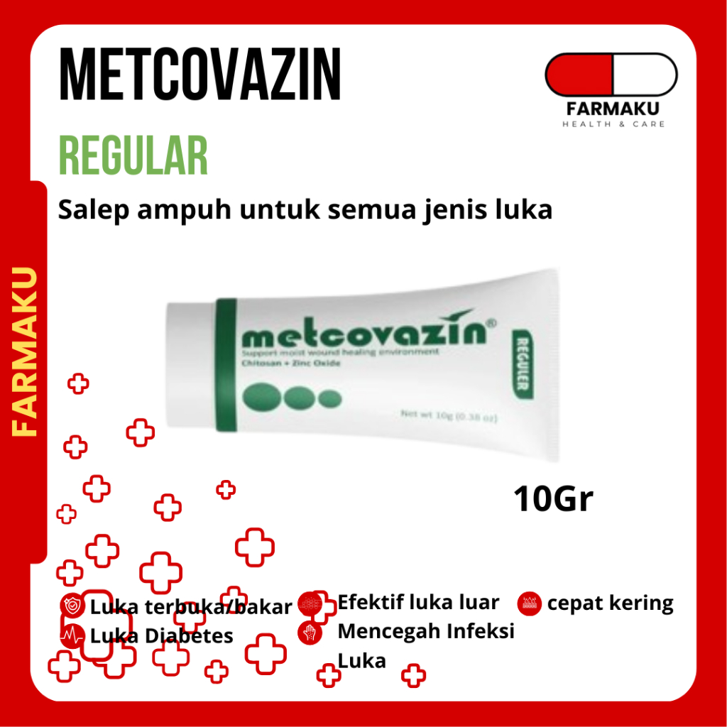 Jual Metcovazin Regular Salep Ampuh untuk Semua Jenis Luka 10Gr | Salep ...