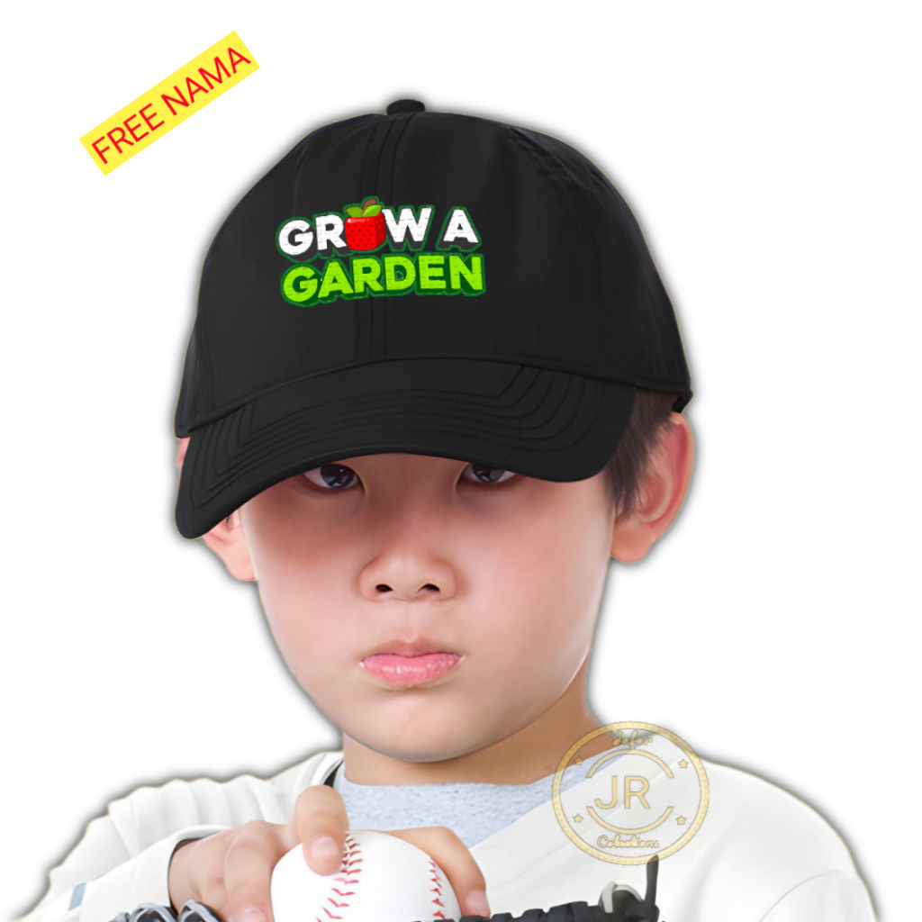 Jual Topi Anak Roblox Raccoon Grow A Garden Kartun Lucu Custom Nama ...