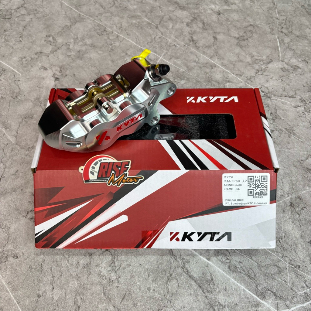 Jual KALIPER KTC KYTA 4 PISTON MONOBLOK C4MB SILVER | Shopee Indonesia