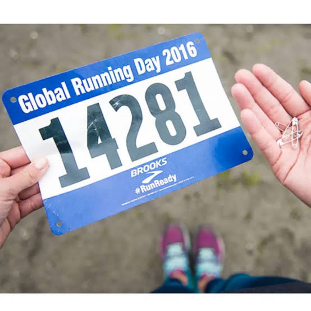 Jual BIB Nomor Dada Lari Marathon Nomor dada event sepeda. Ukuran 21x15 ...