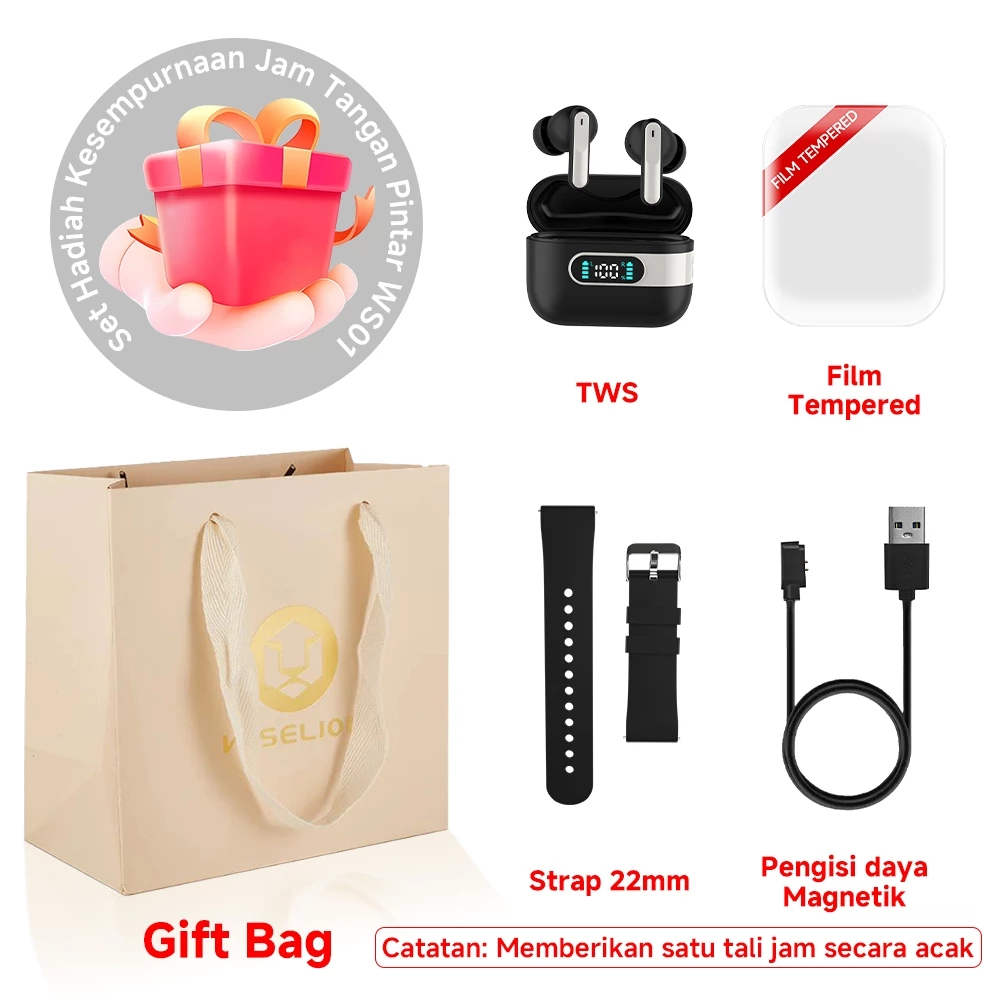 Jual WISELION Smartwatch WS01/B09 Accessories Gift Set | Shopee Indonesia
