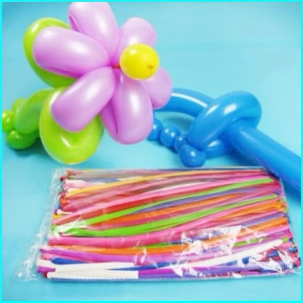 Jual Balon Latex Panjang 100pcs | Balon Panjang Bentuk | Balon Karakter ...