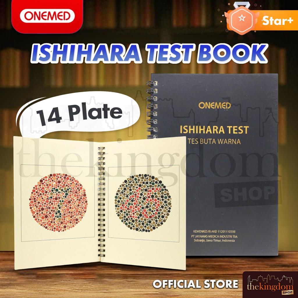 Jual Onemed Ishihara Test Book 14 Plate Plates Buku Tes Buta Warna ...