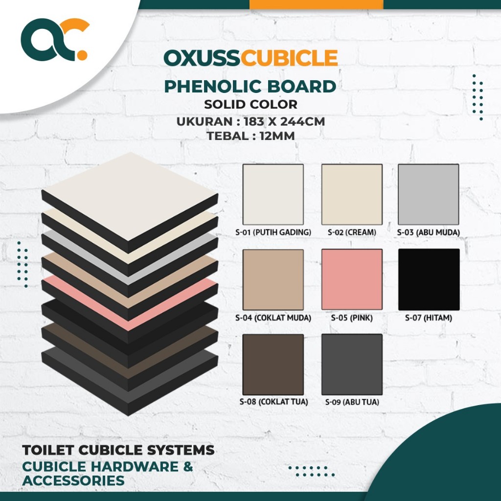 Jual Phenolic Board/ Papan Fenolik/ Penolik - (Warna Polos / Plain ...