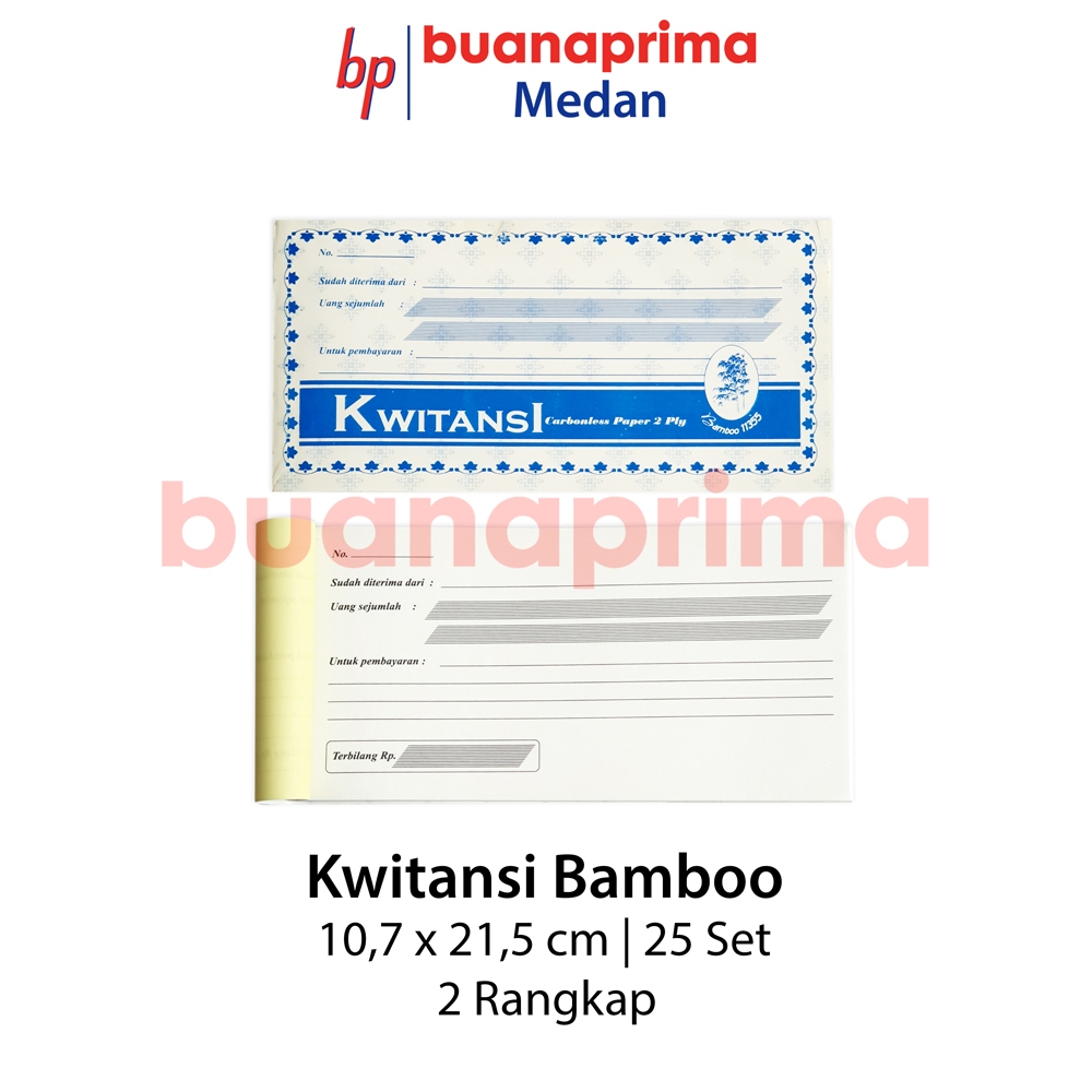 Jual KWITANSI BAMBOO 2 PLY Buku Kuitansi Rangkap 2 Per Pcs | Shopee ...