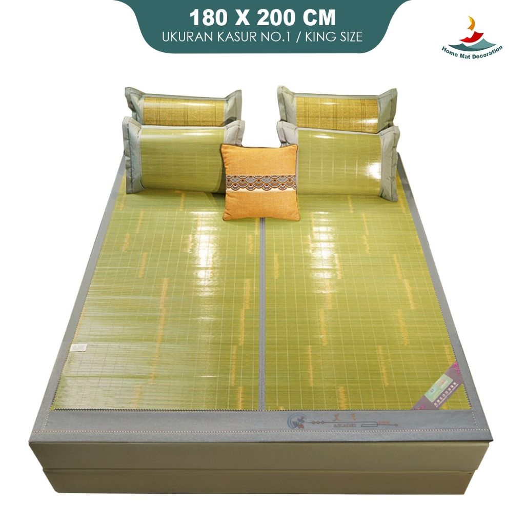 Jual HomeMat Tatami Bamboo Mat Lampit Tikar Bambu Lipat Lantai Ruangan ...
