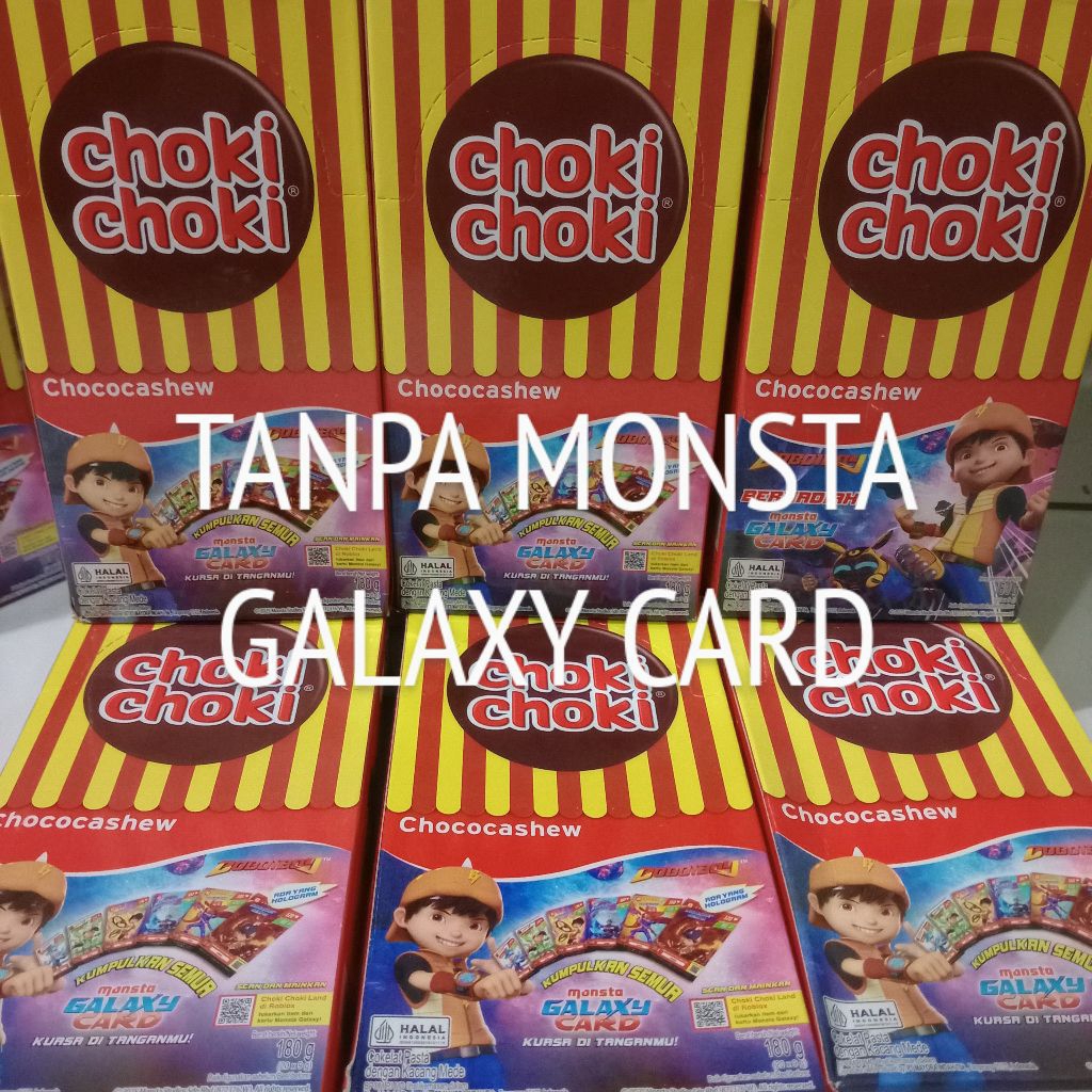 Jual Choki Choki 20pcs Tanpa Monsta Galaxy Card | Shopee Indonesia