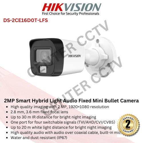 Jual DS-2CE16D0T-LFS Hikvision Kamera Besi CCTV Outdoor 2MP 2CE16DOT ...