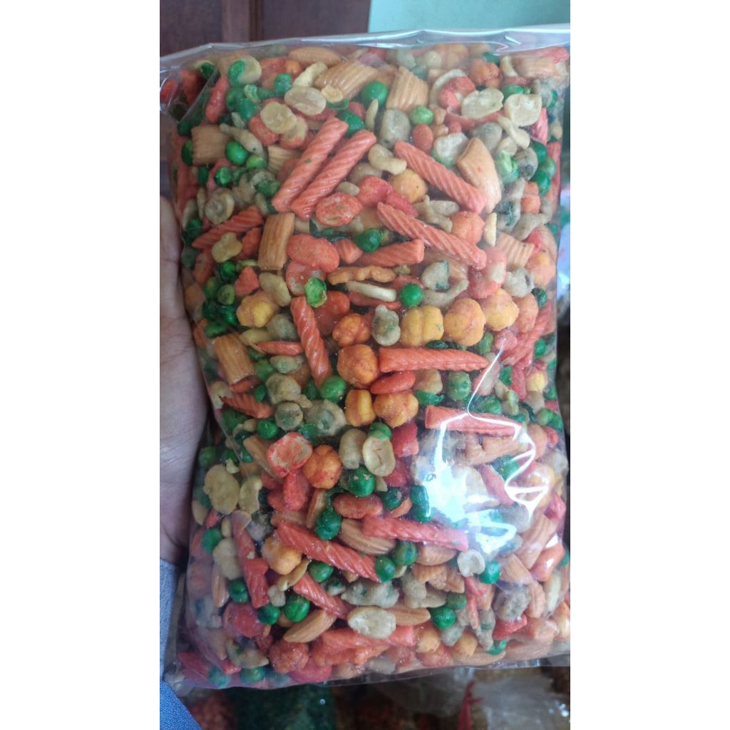 Jual Kacang Mix Kacang Campur Gurih isi 1kg | Shopee Indonesia