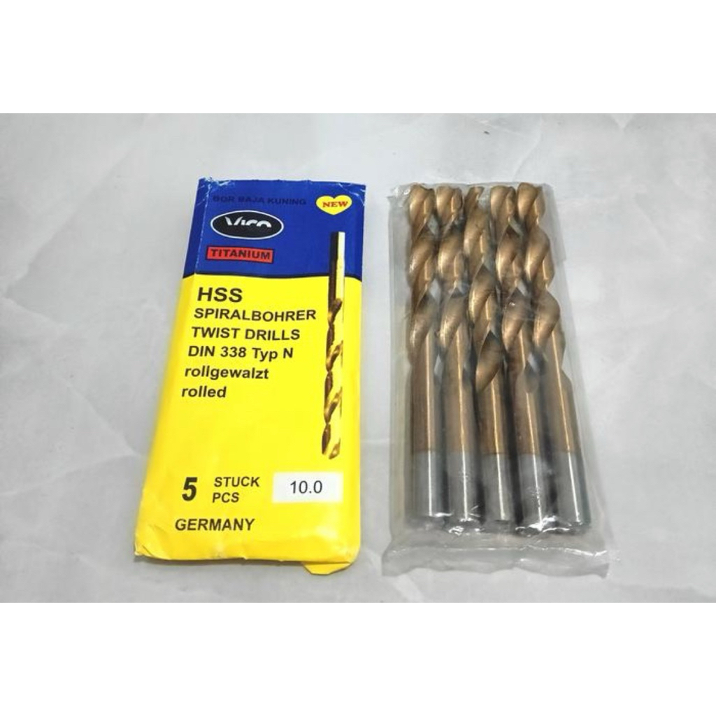 Jual Mata bor besi kuning mata bor besi murah 10MM mata bor besi 10 mm ...