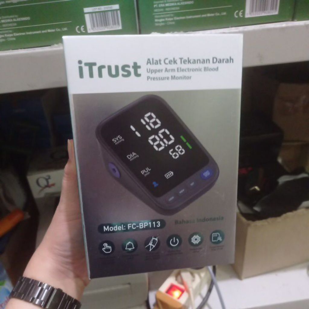 Jual Alat cek tekanan darah ITrust FC-BP113 Alat tensimeter digital cek tekanan darah | Shopee ...