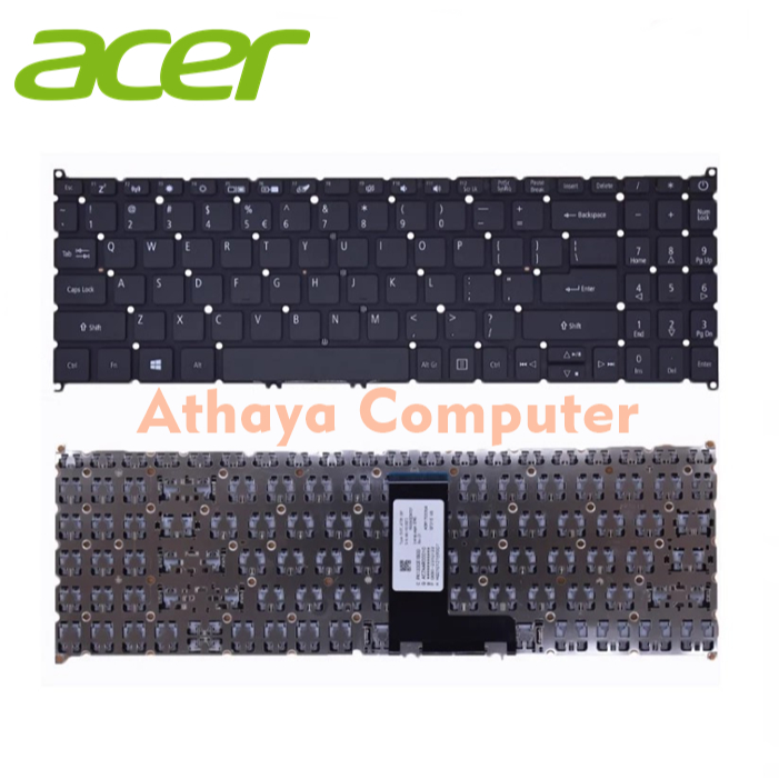 Jual Keyboard Aspire 5 A515-44 A515-45 A515-46 A515-53 A515-56 Hitam ...