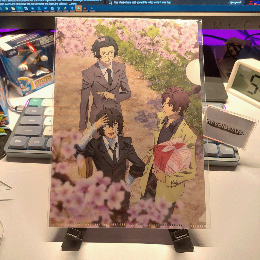 Jual [OFFICIAL] BSD Bungo Stray Dogs Yamazaki Tokuten A5 Clear File ...