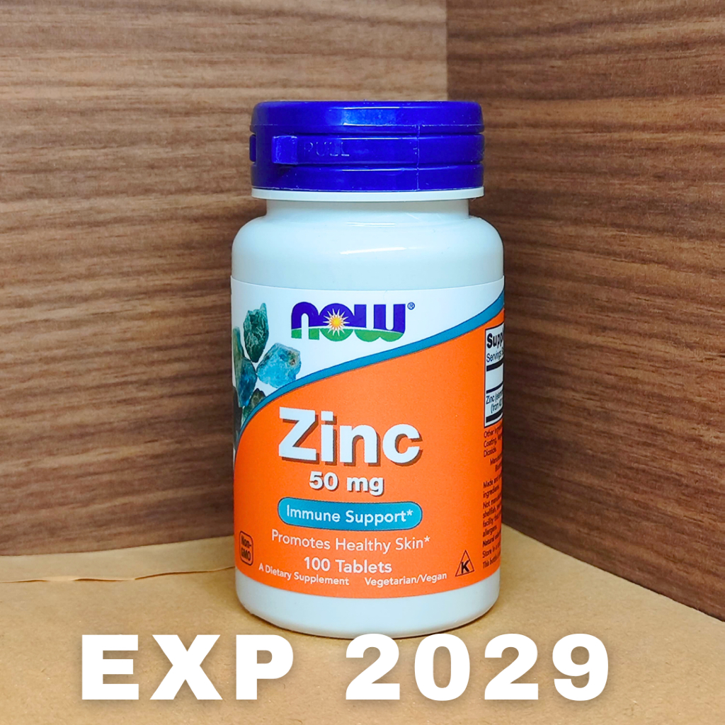 Jual Now Foods Zinc 50 mg isi 100 Tablets Now Food | Shopee Indonesia