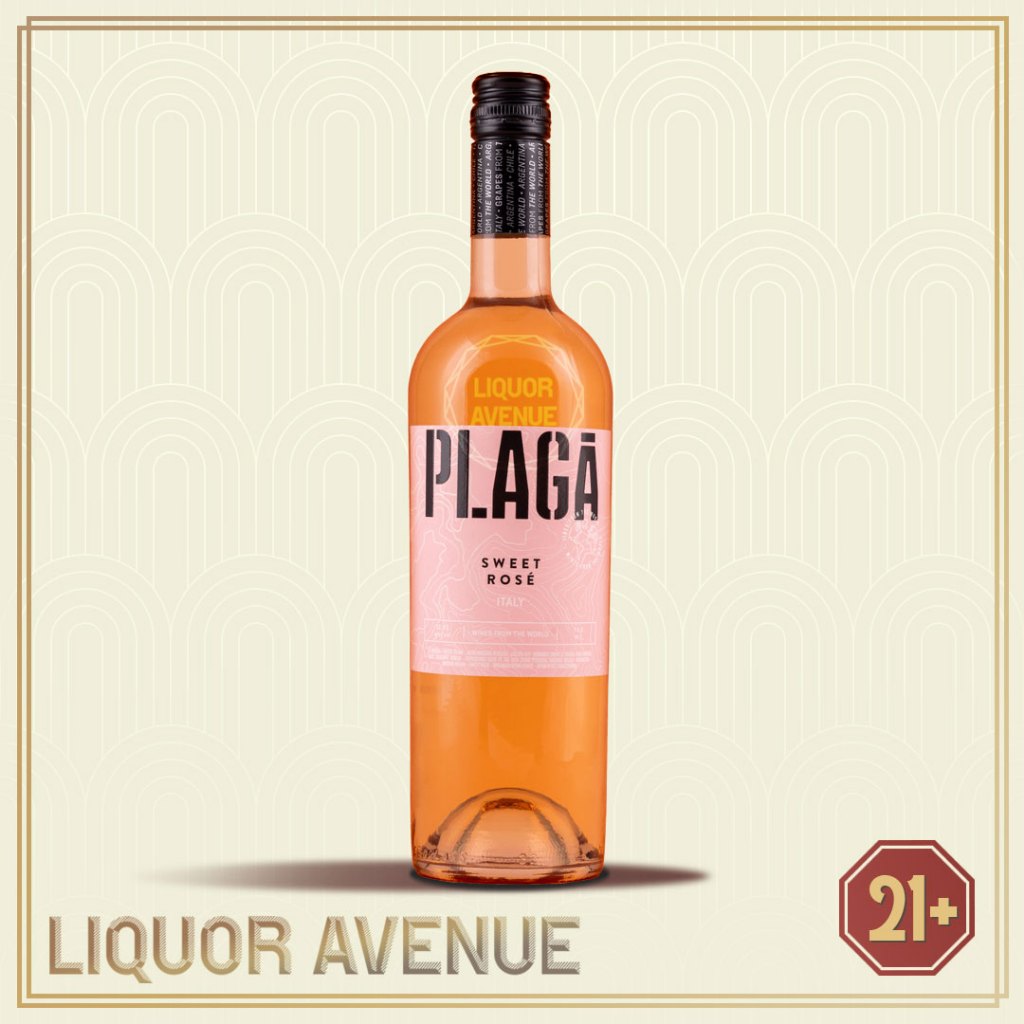 Jual PLAGA Sweet Rose Wine 750ml | Shopee Indonesia