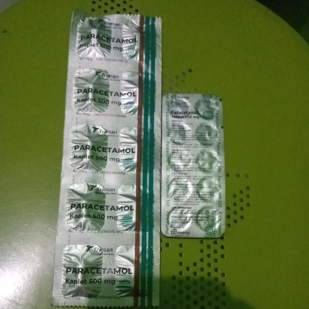 Jual PARACETAMOL TABLET (Obat Turun Panas, Sakit Kepala, Nyeri Gigi ...