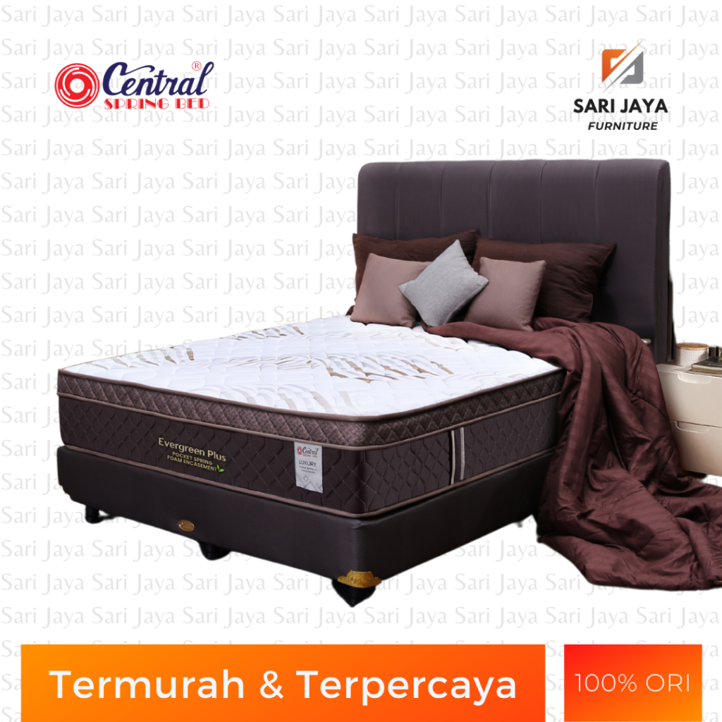 Jual Spring Bed / Matras / Kasur Central Evergreen Plus Pocket Spring ...