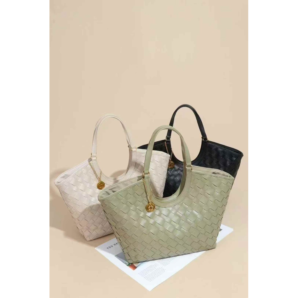 Jual Tas Tote Anyam Basket SV (B2457#) | Shopee Indonesia