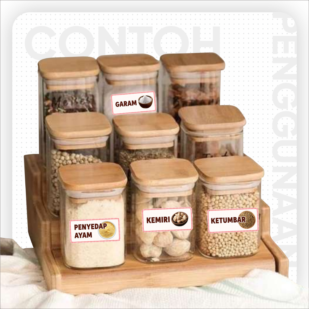 Jual PAKET STIKER BUMBU DAPUR 48PCS | STIKER BUMBU | LABEL BUMBU ...