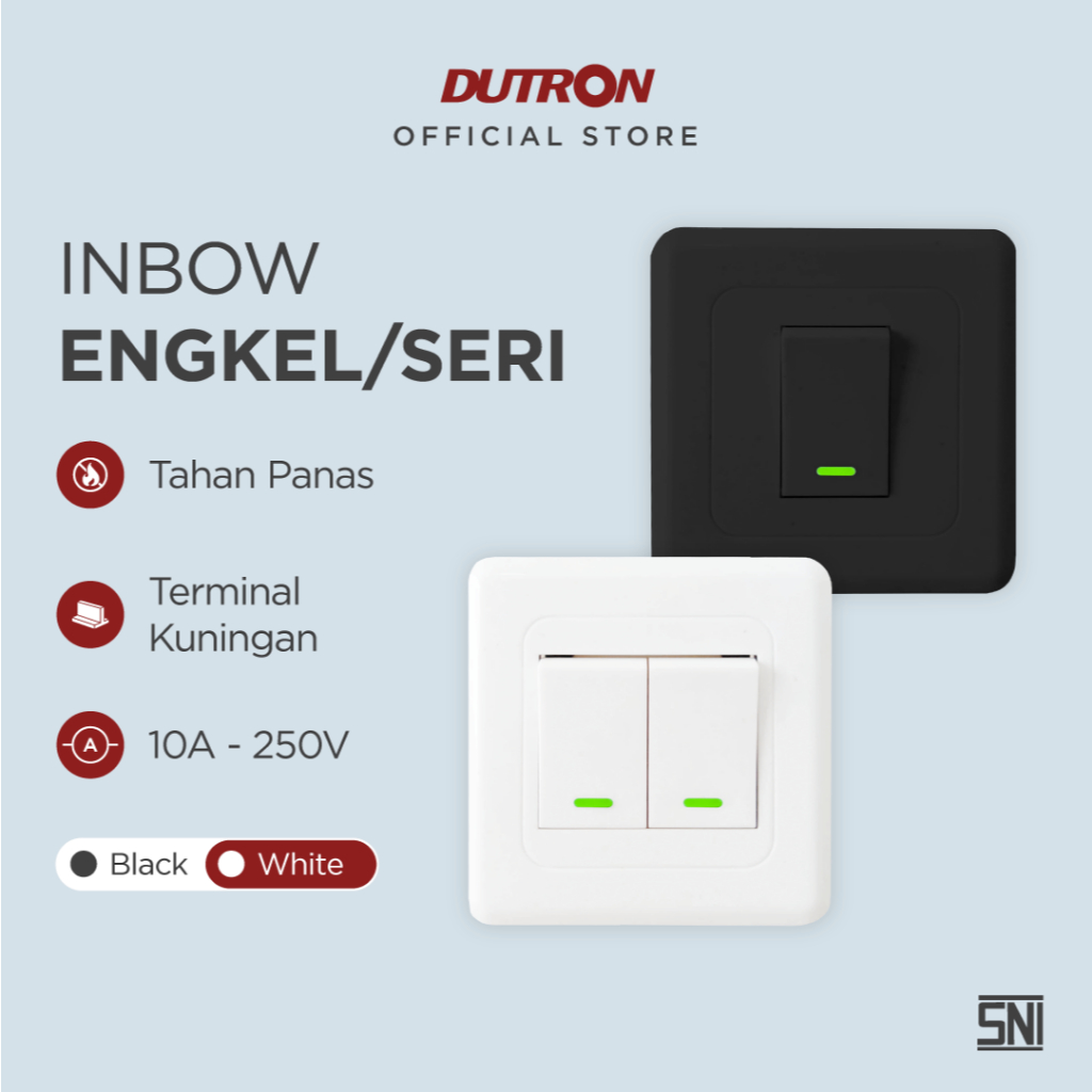 Jual DUTRON Saklar Inbow Engkel / Saklar IB Seri | Shopee Indonesia