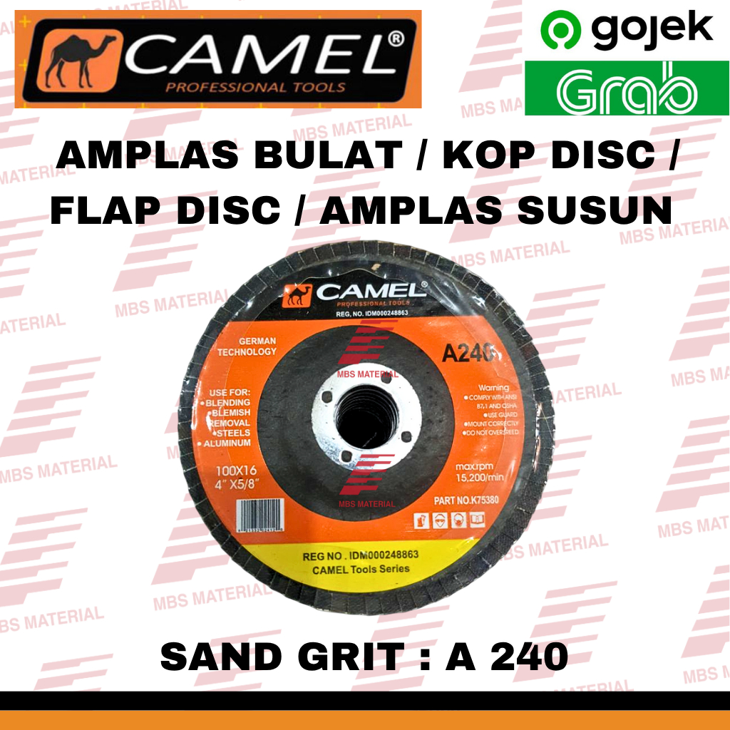 Jual INSTANT & SAME DAY | Amplas Susun / Amplas Bulat / Flap Disc ...