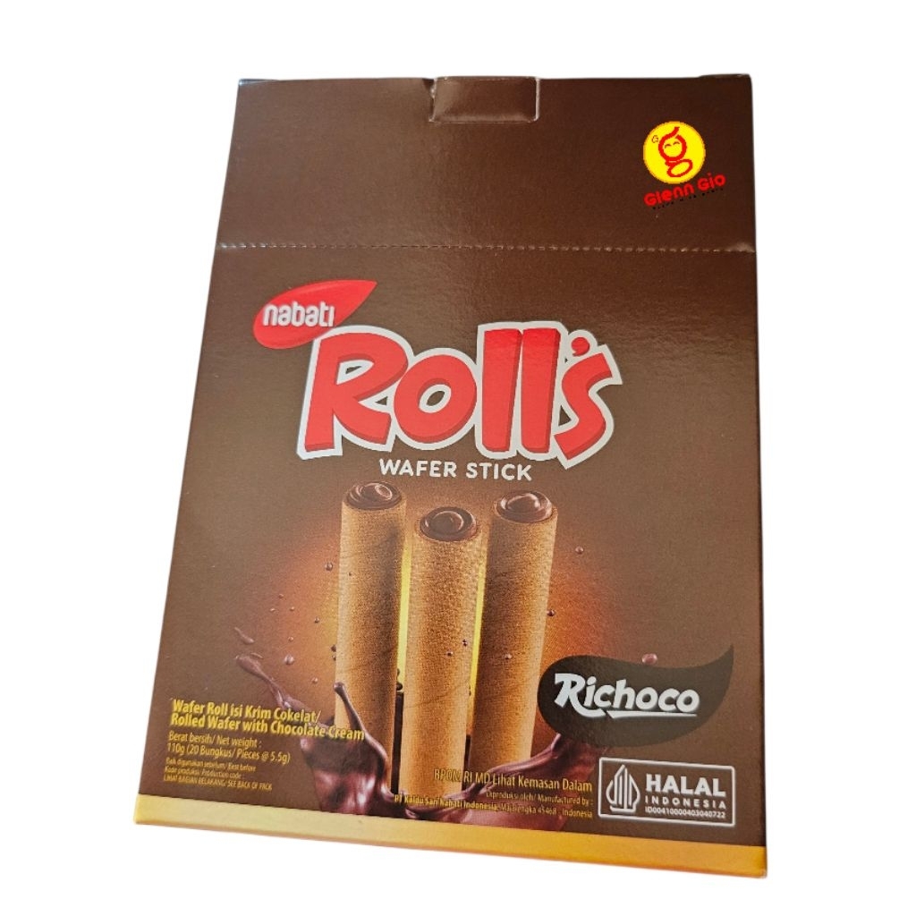 Jual Wafer Stick Nabati Rolls Coklat Box Isi 24 pcs | Shopee Indonesia
