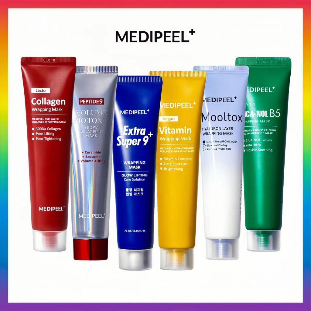 Jual MEDIPEEL Wrapping Mask Collagen / Extra Super 9 Plus Glow Lifting ...