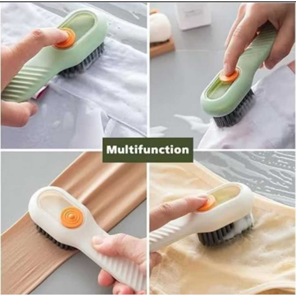 Jual AURORA Sikat Sepatu Multifungsi dengan Lubang Detergen Bulu Lembut ...