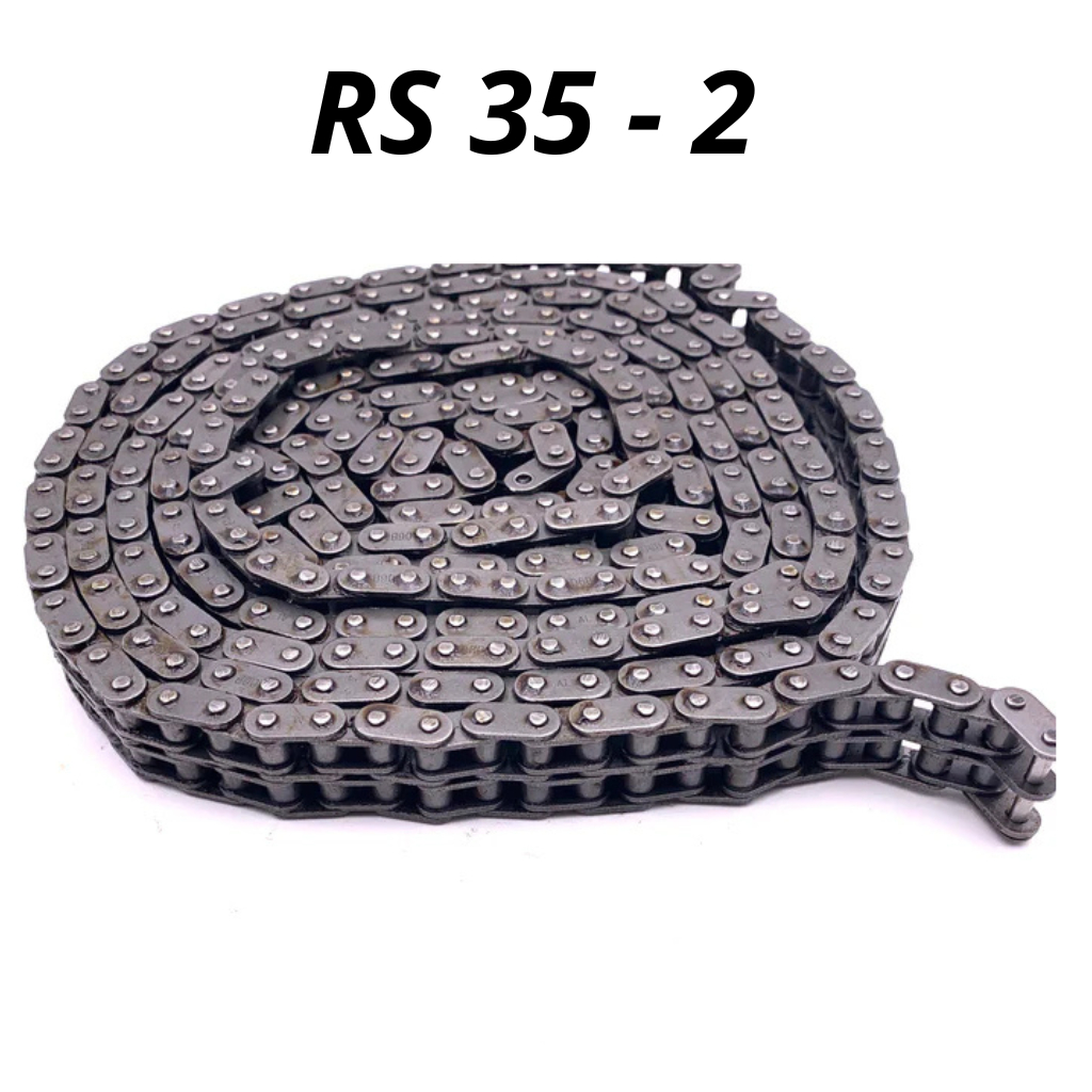 Jual RANTAI SPROCKET DOUBLE RS 35 - 2 ROLLER CHAIN RANTE | Shopee Indonesia