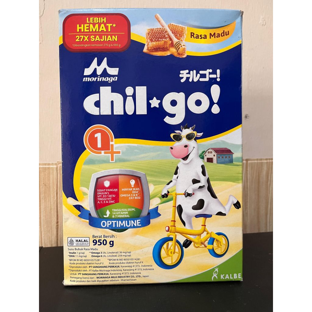 Jual Chil Go Powder 1+ Dan 3+ Varian Vanila Dan Madu 660gr | Shopee ...
