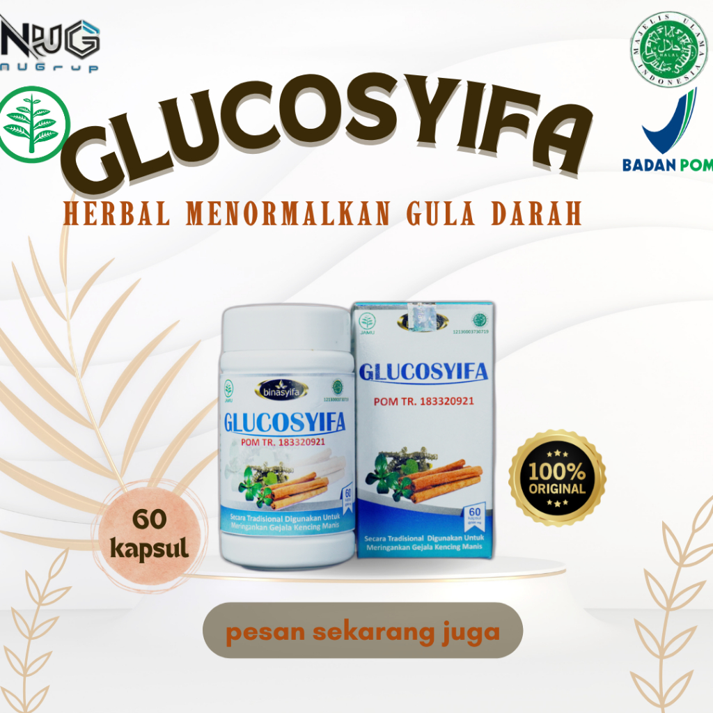 Jual GLUCOSYIFA | Obat Atasi Kencing Manis | ANTIDIABETES | Shopee ...