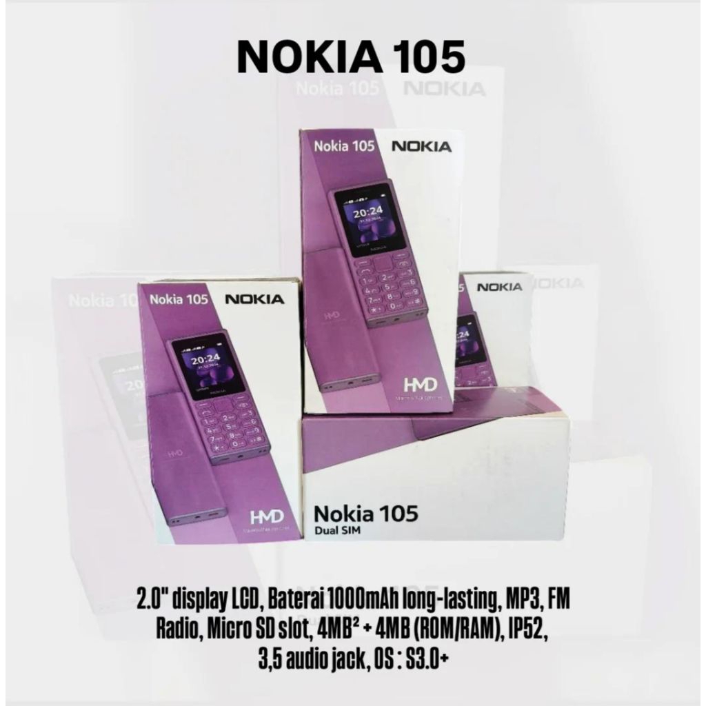 Jual NOKIA 105 VOX 2025 Garansi Resmi | Shopee Indonesia