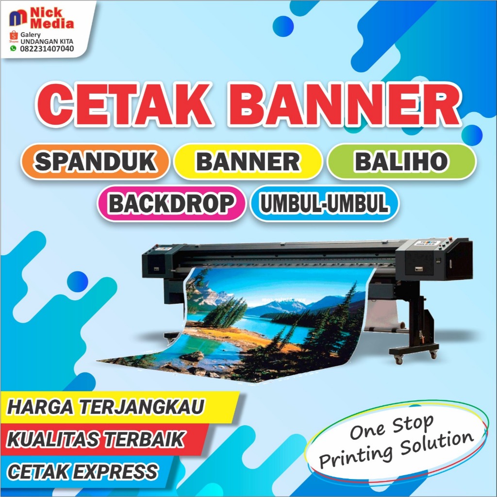 Jual CETAK BANNER SPANDUK PAPAN NAMA HIGH QUALITY FRONTLITE / FLEXY ...