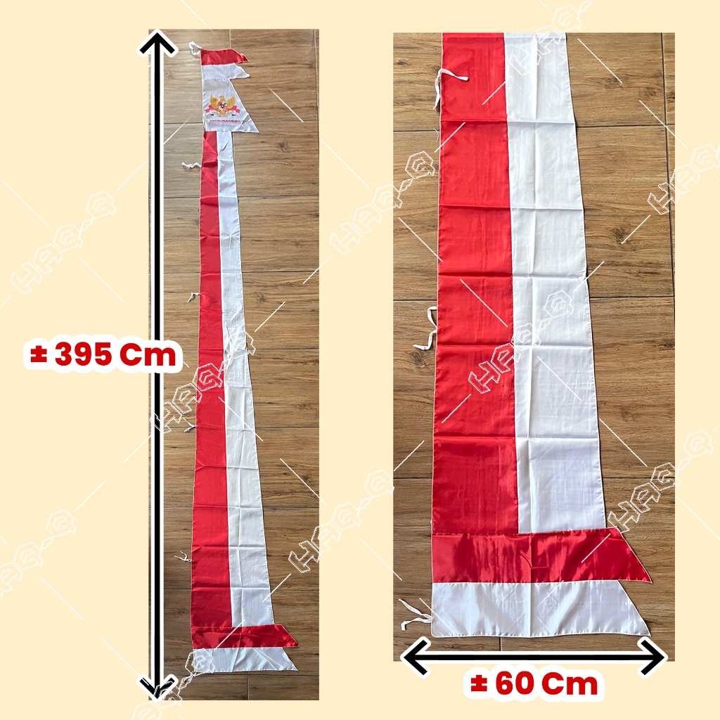 Jual 100 Pcs Umbul Umbul Layur Monas Garuda, Umbul Umbul Merah putih Panjang atau tinggi 4 Meter ...