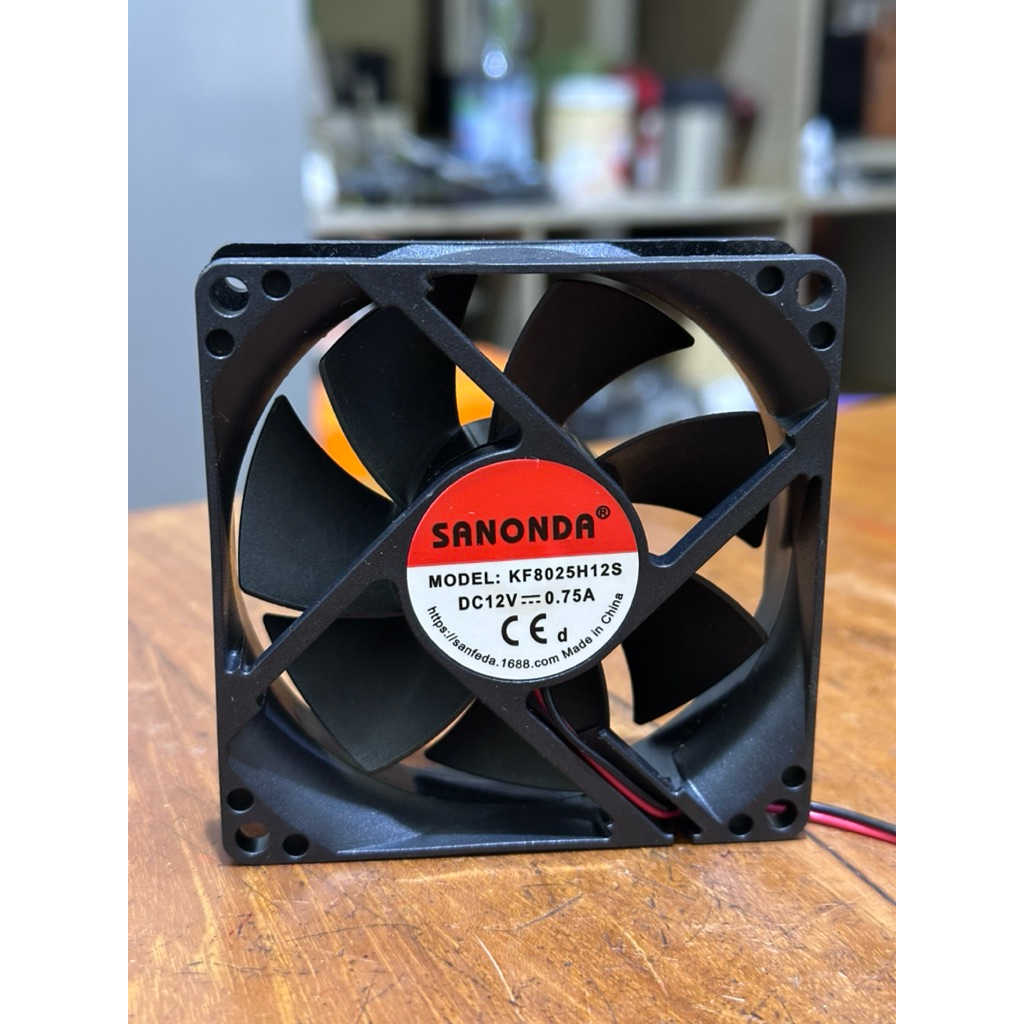 Jual KIPAS DC SANONDA 8X8 CM 8025 12V ANGIN KENCENG BARANG BARU ...