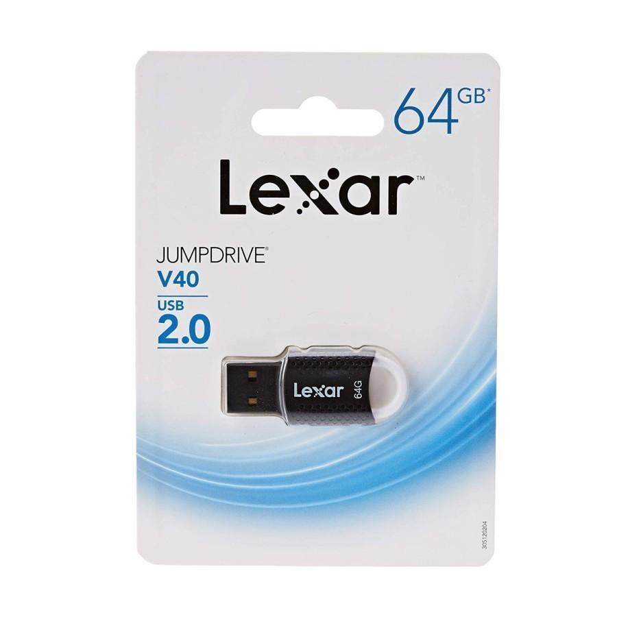 Jual LEXAR Flashdisk Usb 2.0 JumpDrive V40 Flash Drive 64Gb ( PJ) | Shopee Indonesia
