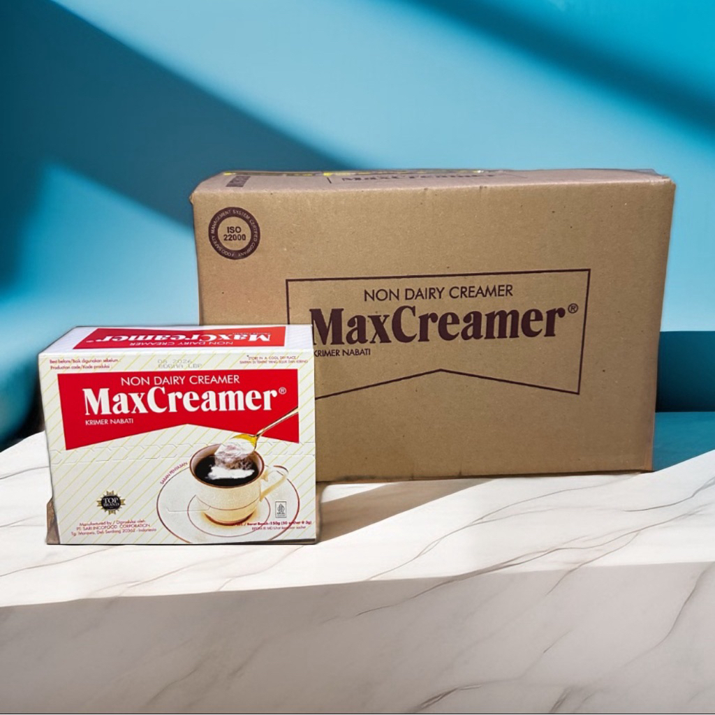 Jual Maxcreamer Sachet Non Dairy Creamer 12 Box x 50 Sachet | Shopee ...